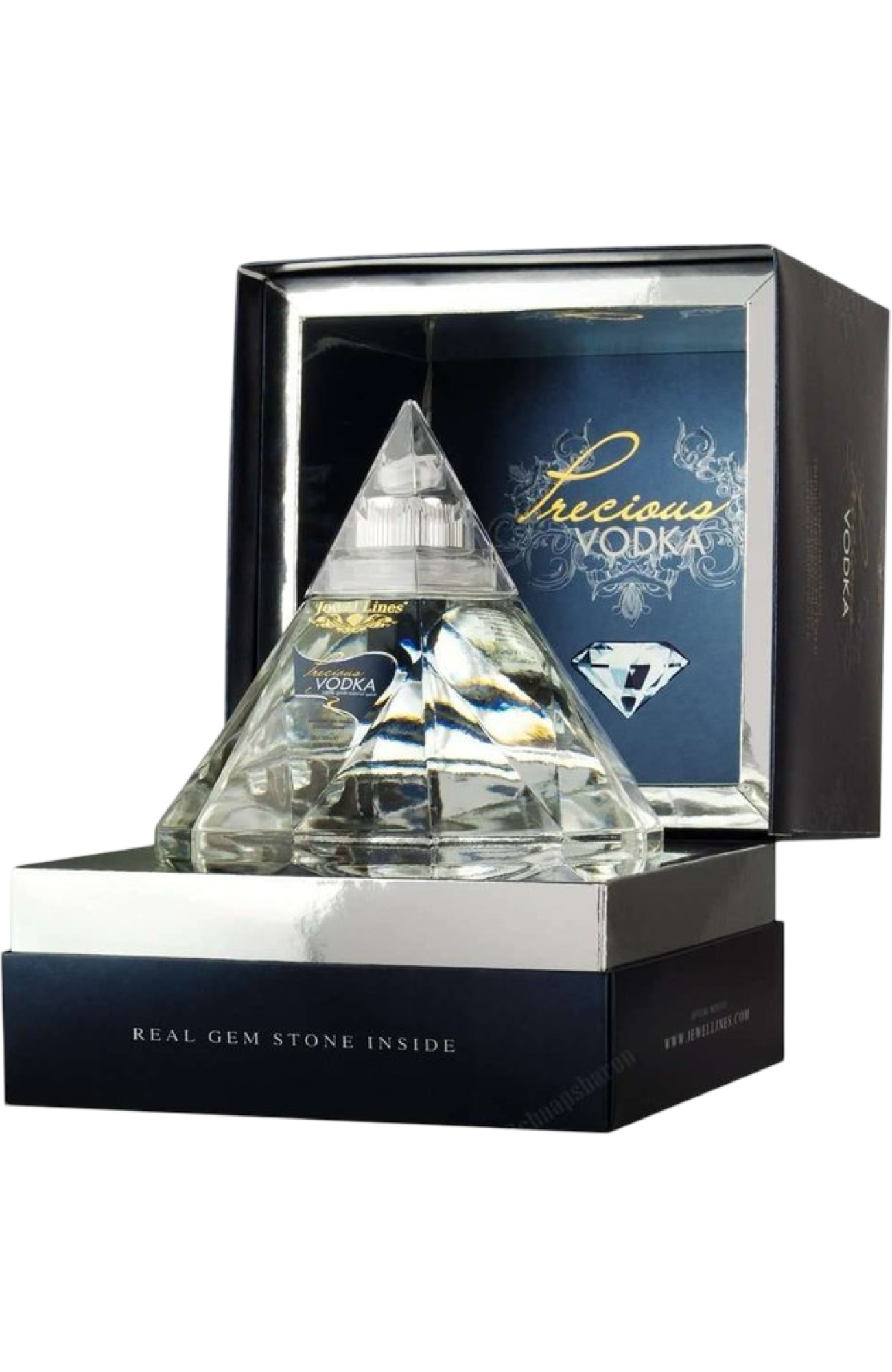 Precious Vodka (diamond shape) + GB 40% 70cl – Spades Wine & Spirits ...