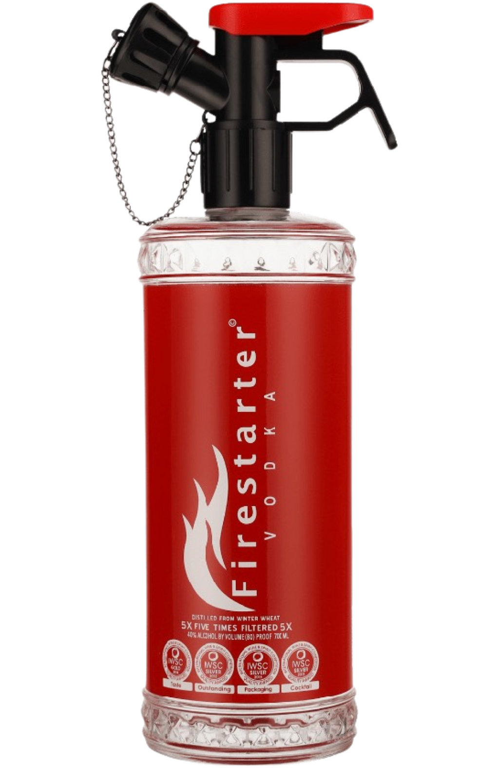Buy Firestarter Vodka Glass Bottle 40% 70cl. We deliver around Malta & Gozo