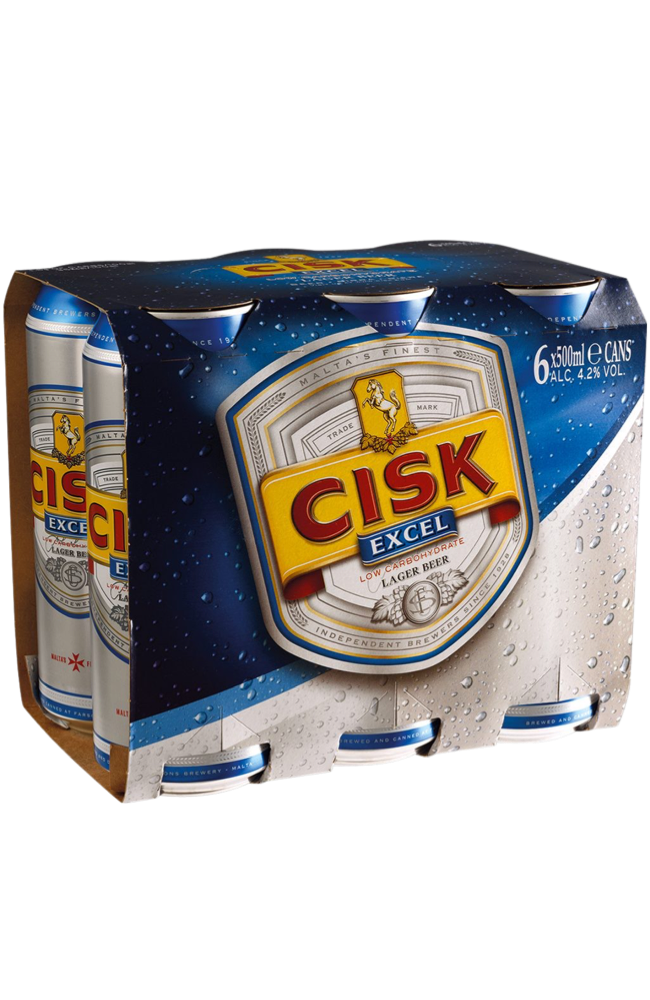 Buy Cisk Excel 50cl x 6 pack. We deliver all over Malta