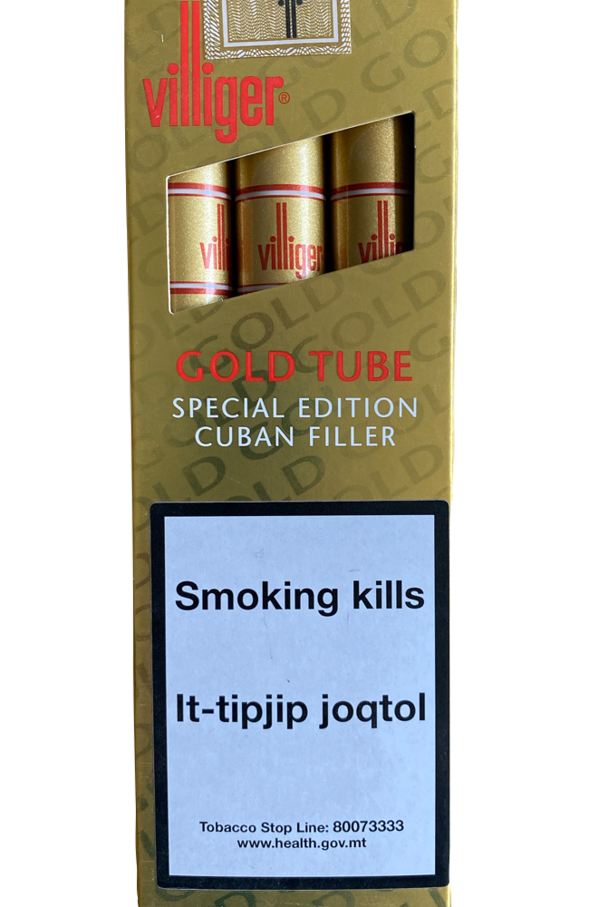 Villiger Gold Tube Cuban Filler x 3 pack – Spades Wine & Spirits | 4000 ...
